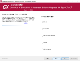 【GeneXus】インストール | Oqiita Memo