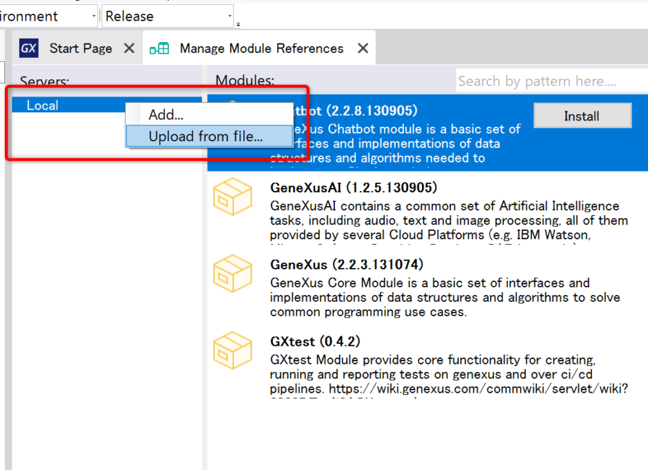 【GeneXus】モジュール | Oqiita Memo