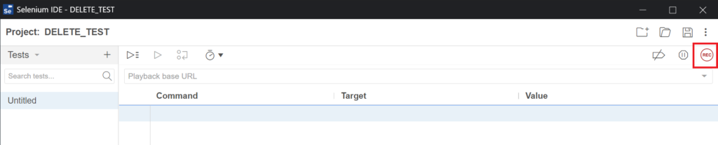 Selenium IDE | Oqiita Memo