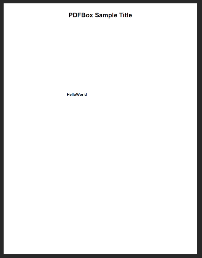 【Java】PDFBoxでPDF出力 | Oqiita Memo